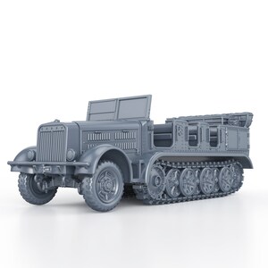 WWII ITALIAN - Breda 61 Artillery Tractor - 1/100 15mm 1/87 Ho 1/72 ...