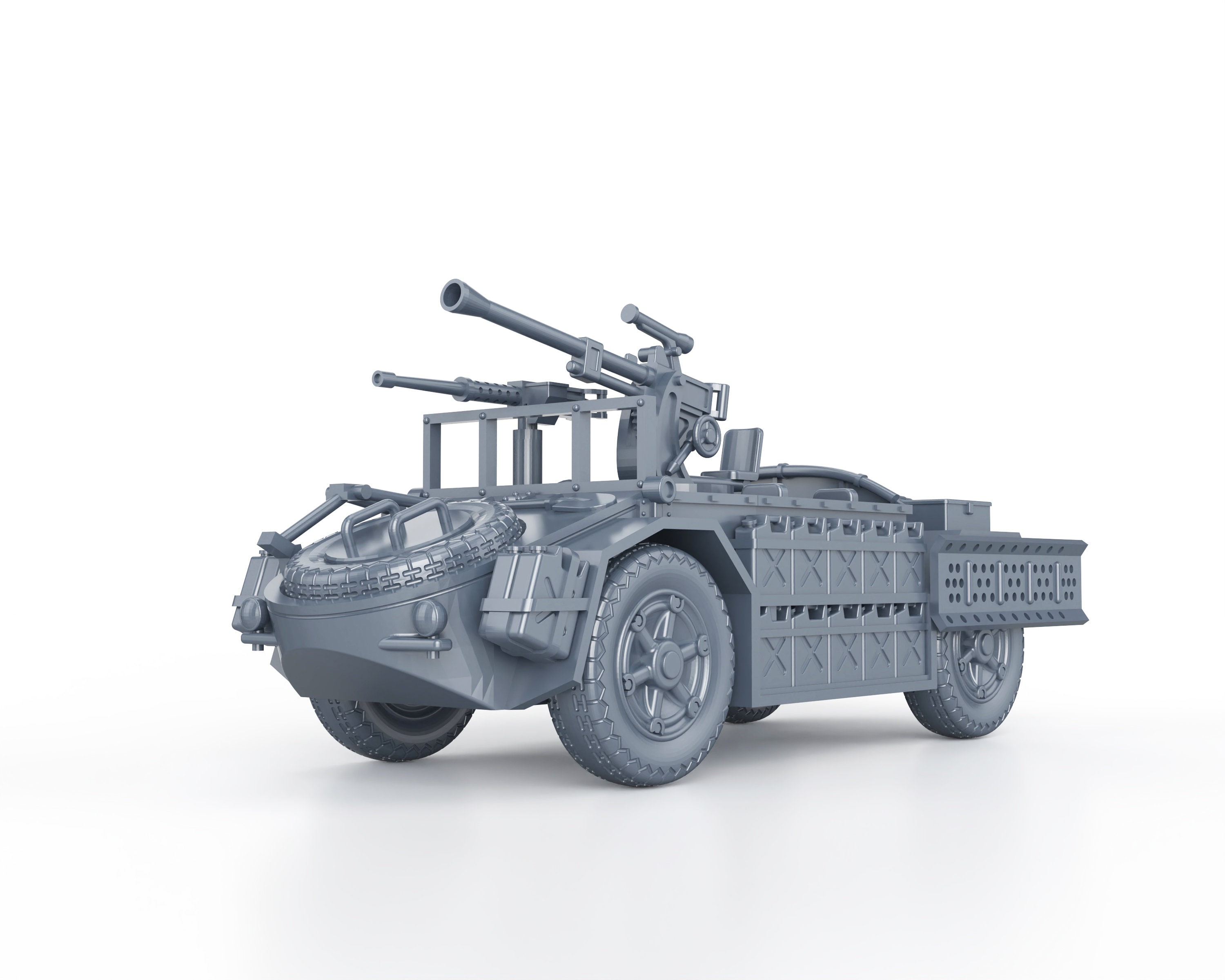 WWII ITALIAN - Camionetta Desertica Sahariana Spa Viberti AS 42 - 1/100 ...