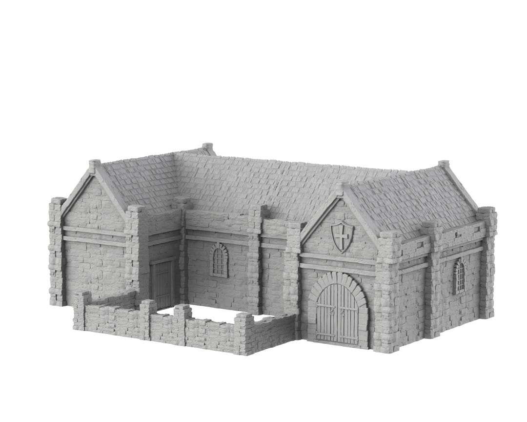 Anglo Saxon Early English Village - BARRACKS - Wargame Terrain Decor ...