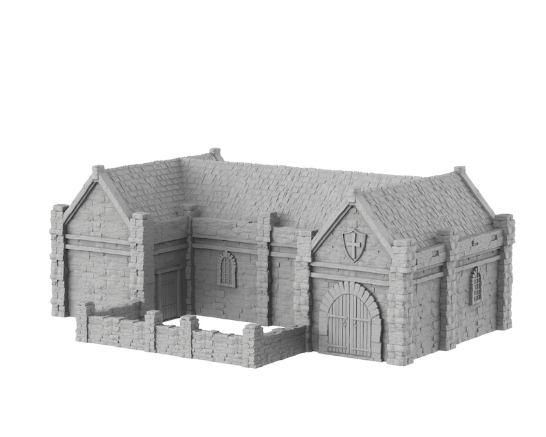 Anglo Saxon Early English Village - BARRACKS - Wargame Terrain Decor ...