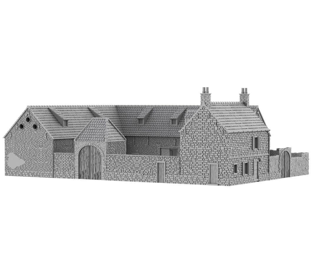Large Fortified Farm RURAL Norv2 Normandy Wargame Wargaming Bolt Action ...