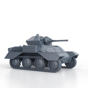 WWII British Light Tank MK-VIII (A25) 1/100 15mm 1/87 Ho 1/72 20mm 1/56 ...