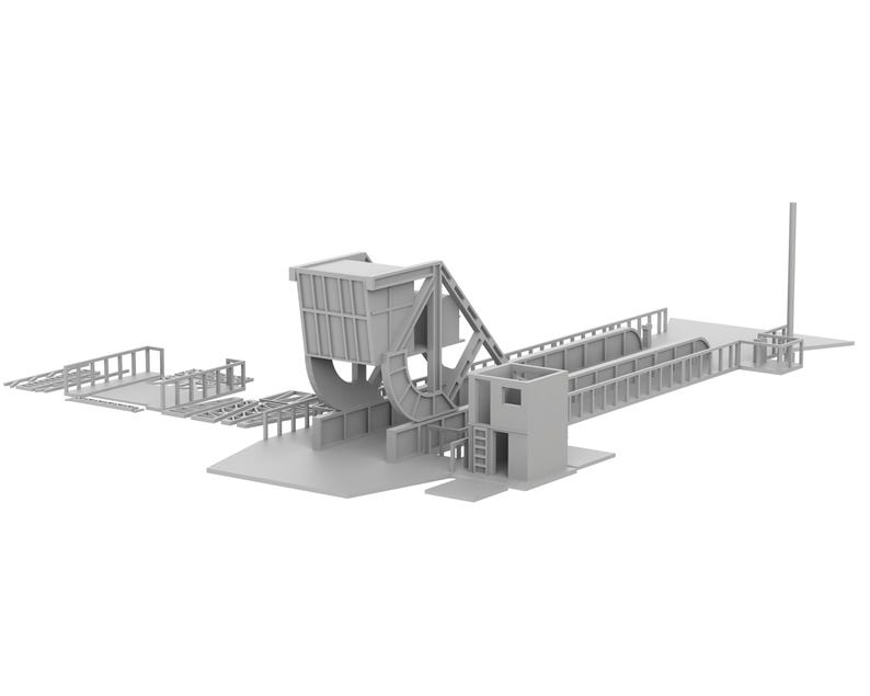 BENOUVILLE PEGASUS BRIDGE - 45-NORDV01 - WW2 Wargame Terrain Decor ...