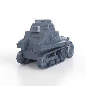 WWII FRENCH Half-track Schneider AMC P16 1/100 15mm 1/87 Ho 1/72 20mm 1 ...