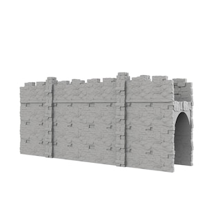 Anglo Saxon Early English Village - STRAIGHT WALL - Wargame Terrain ...