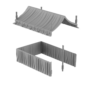 Tent D Roman Fortified Marching Camp Wargame SPQR Hail Caesar Gangs or ...