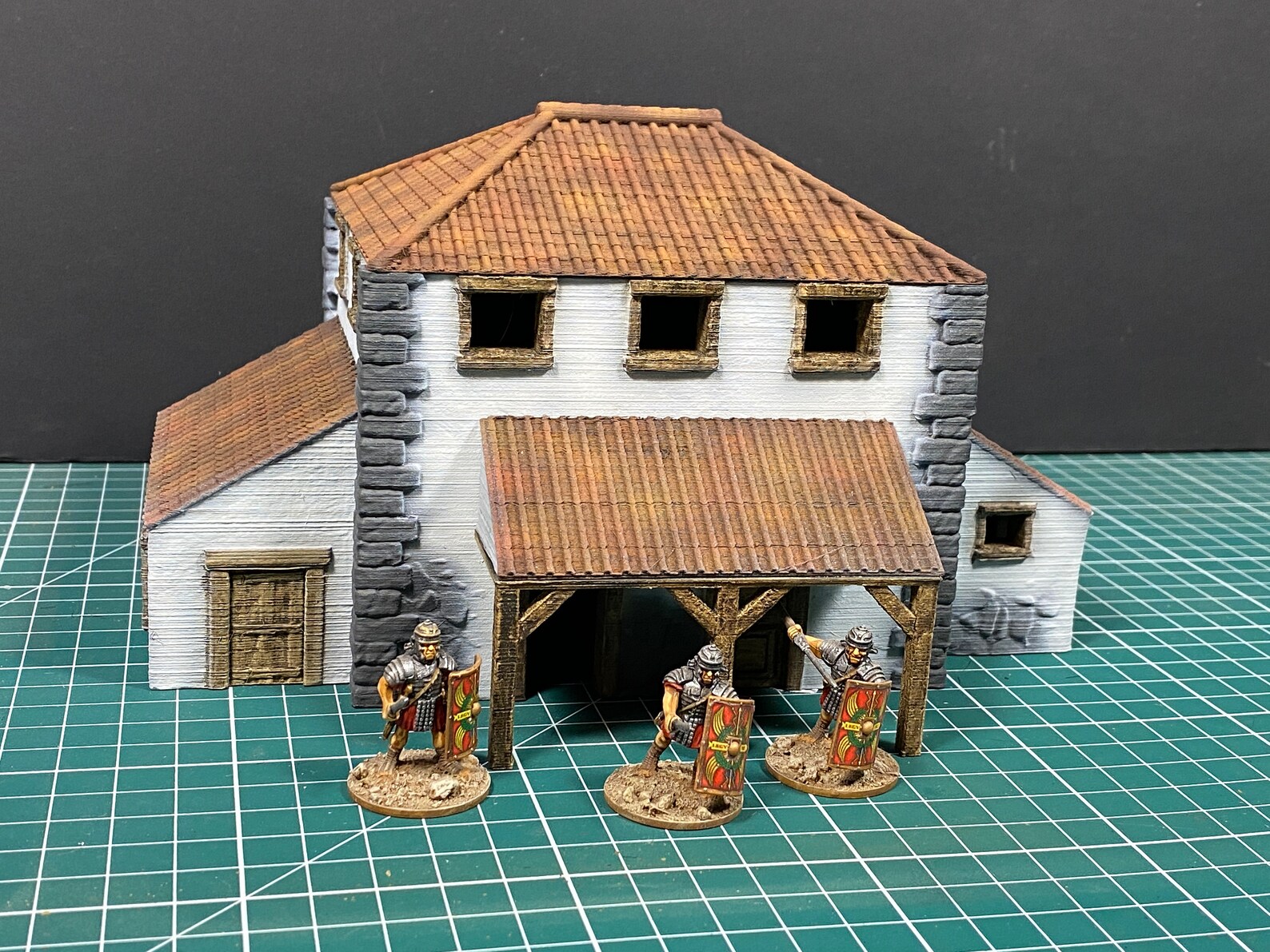 Roman Shop House Wargame Terrain Decor SPQR Hail Caesar Gangs or Rome 1 ...
