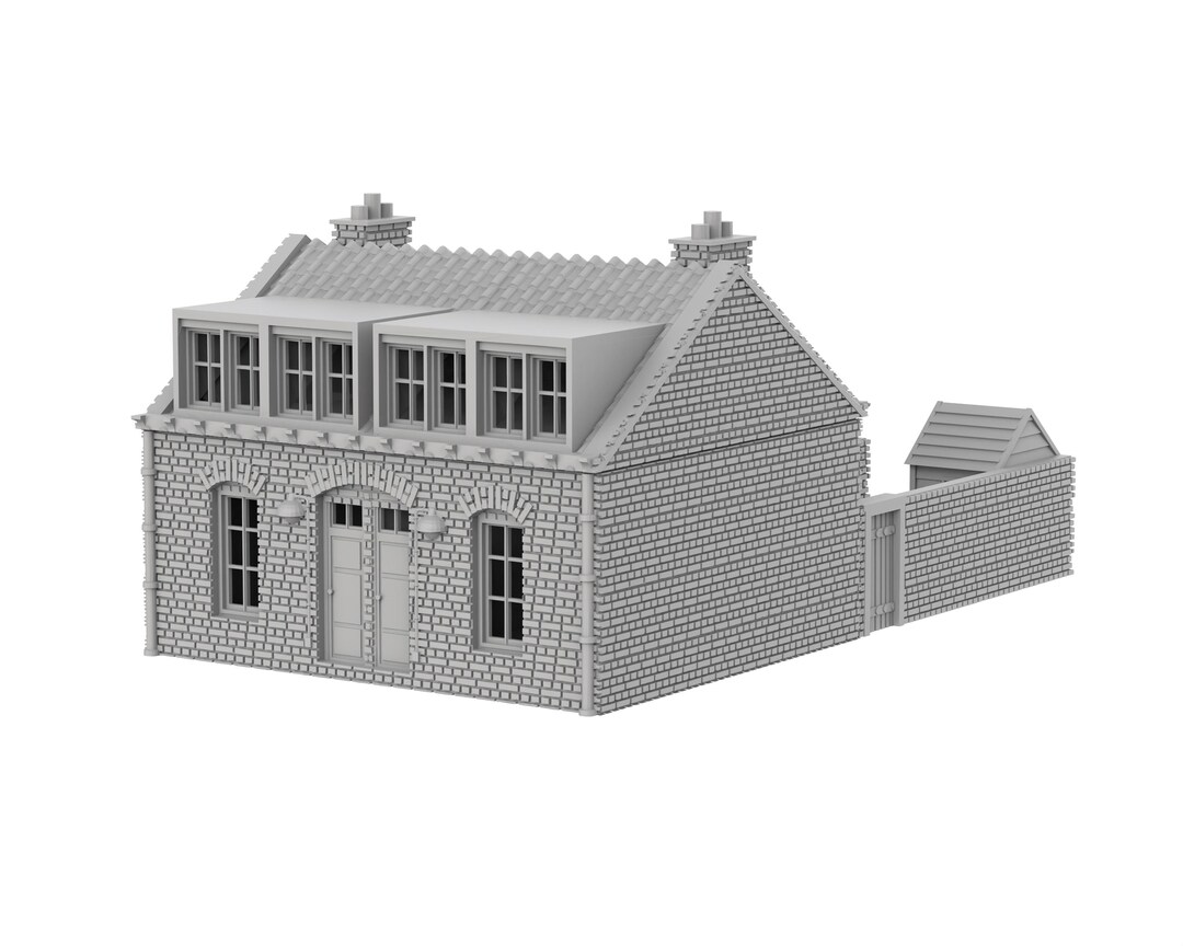 Dutch Terraced House Market Garden - Wwiied05 - 1/56 28mm 1/72 20mm HO ...