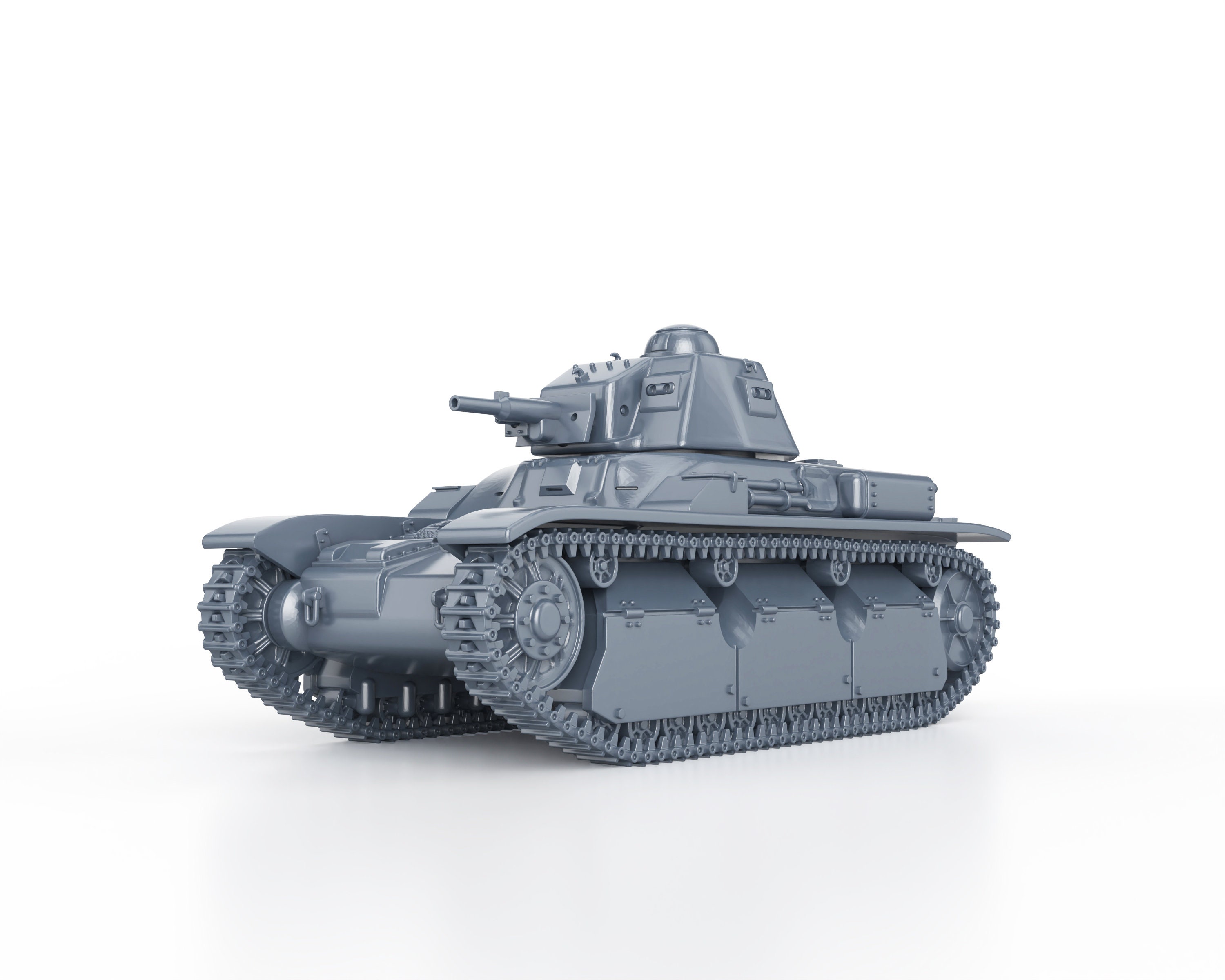 WWII French Char Renault R40 1/100 15mm 1/87 Ho 1/72 20mm 1/56 28mm ...