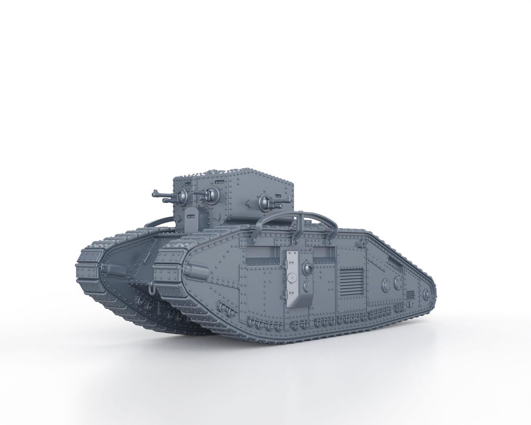 WWI Medium Tank Mark B Whippet (british Empire) 1/100 15mm 1/87 Ho 1/72 ...