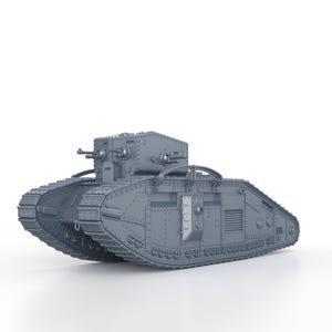 WWI Medium Tank Mark B Whippet (british Empire) 1/100 15mm 1/87 Ho 1/72 ...