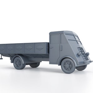 WWII French Camion Renault 3.5t Truck AHN 1/100 15mm 1/87 Ho 1/72 20mm ...