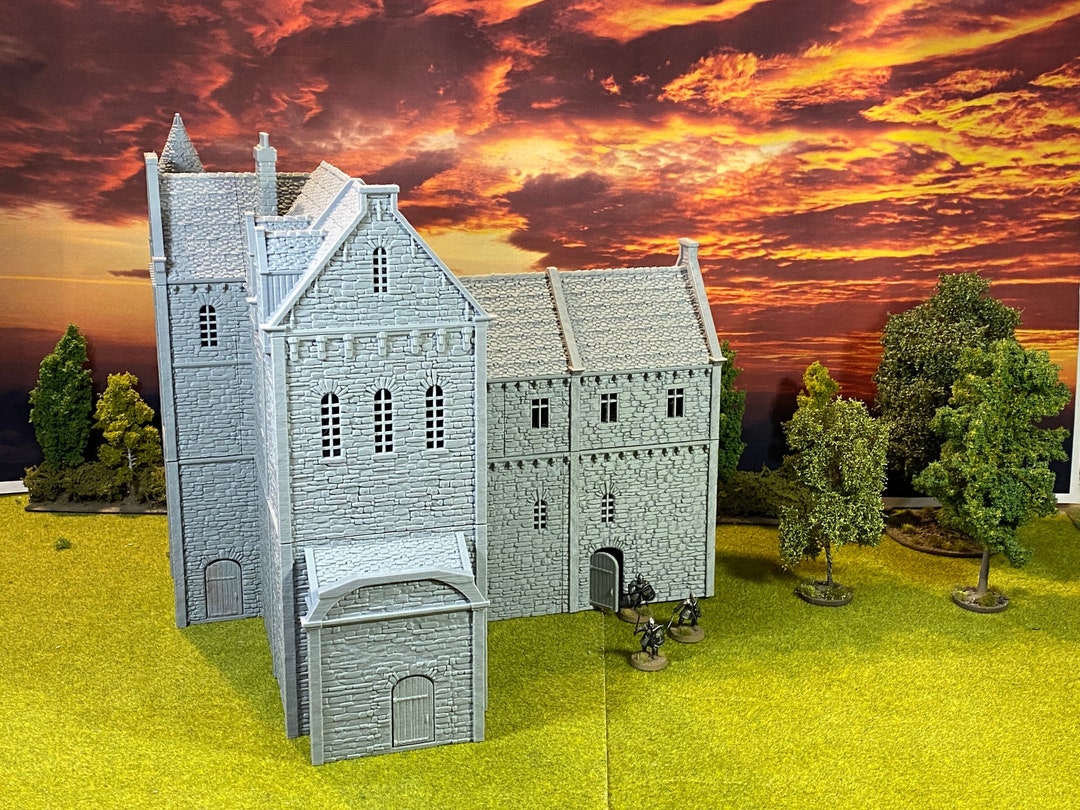 Château Medieval Castle - 28mm Terrain for Wargaming Warhammer the Old ...