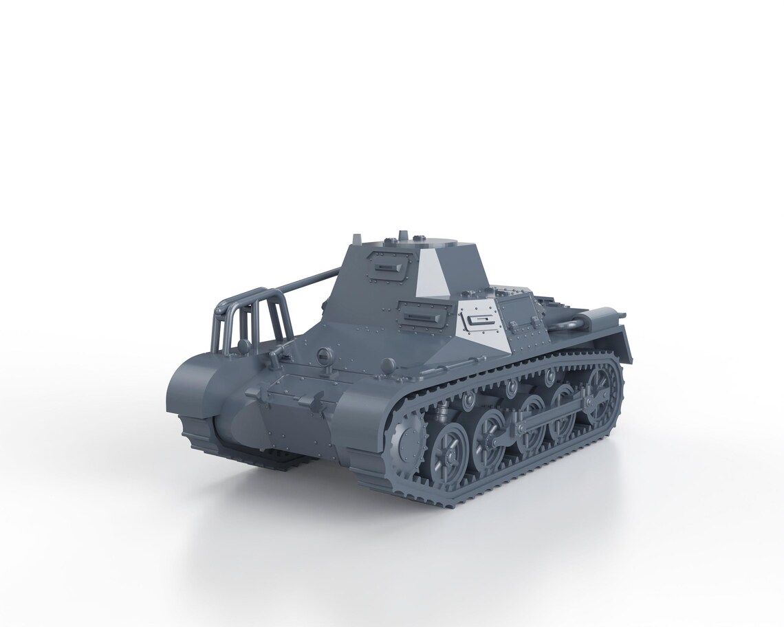 WWII GERMAN Sd Kfz 265 Panzerbefehlswagen 1/100 15mm 1/87 Ho 1/72 20mm ...