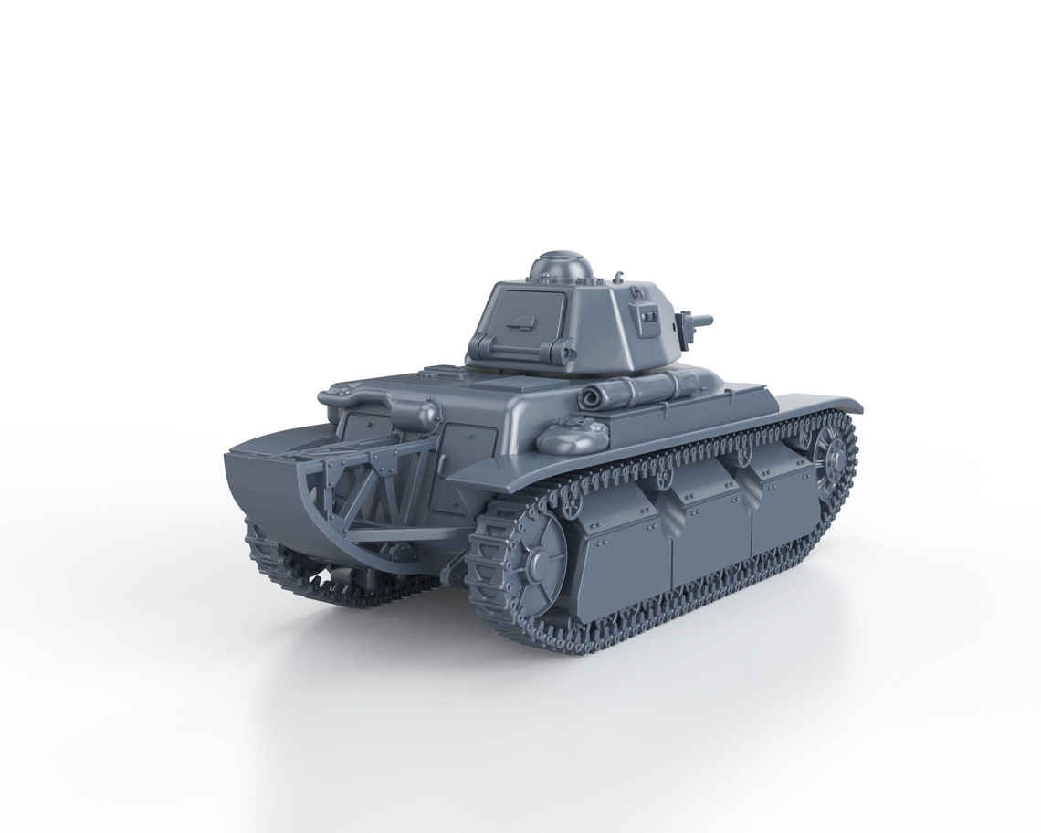 WWII French Char Renault R40 1/100 15mm 1/87 Ho 1/72 20mm 1/56 28mm ...