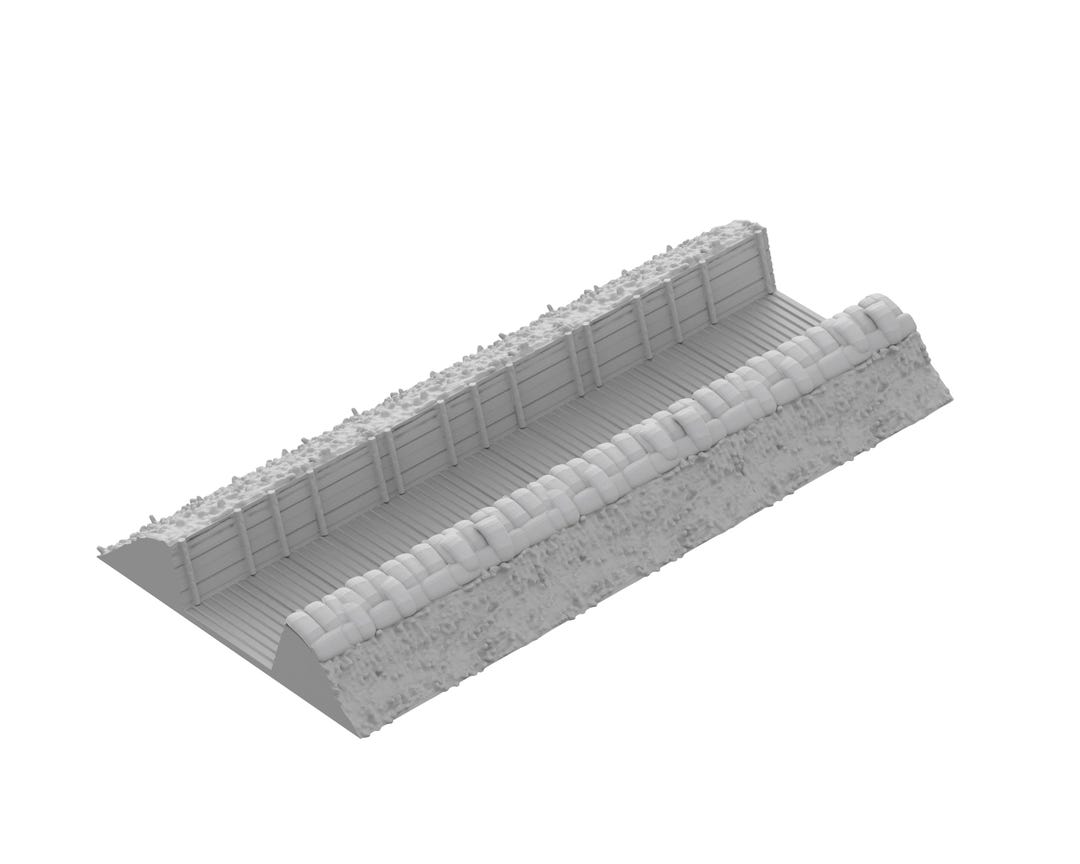 LONG STRAIGHT TRENCH - 76-WWIIED03 Trench System Wwii Wargame Bolt ...