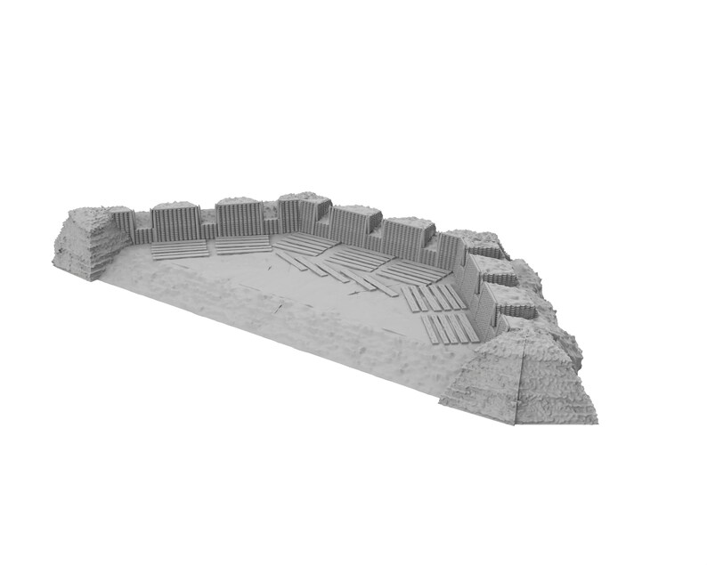 Great Redoubt of Borodino (ground) - NAP01 - Napoleonic 3D Printed ...