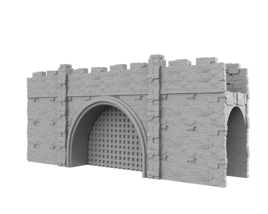 Anglo Saxon Early English Village - GATE WALL - Wargame Terrain Decor ...