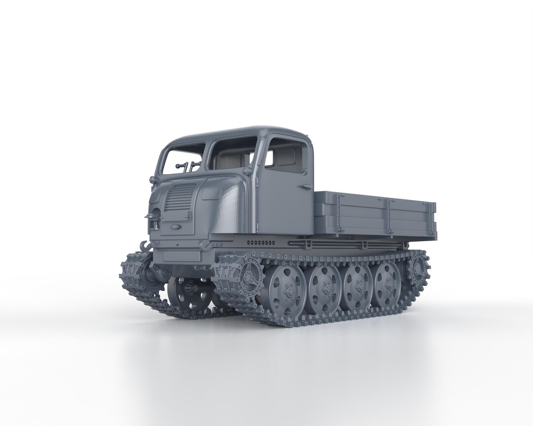 WWII GERMAN - RSO Raupenschlepper Ost (no Tarp) - 1/100 15mm 1/87 Ho 1/ ...