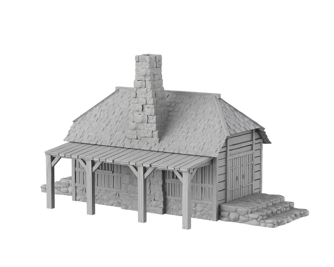 Anglo Saxon Early English Village - BLACK SMITH - Wargame Terrain Decor ...