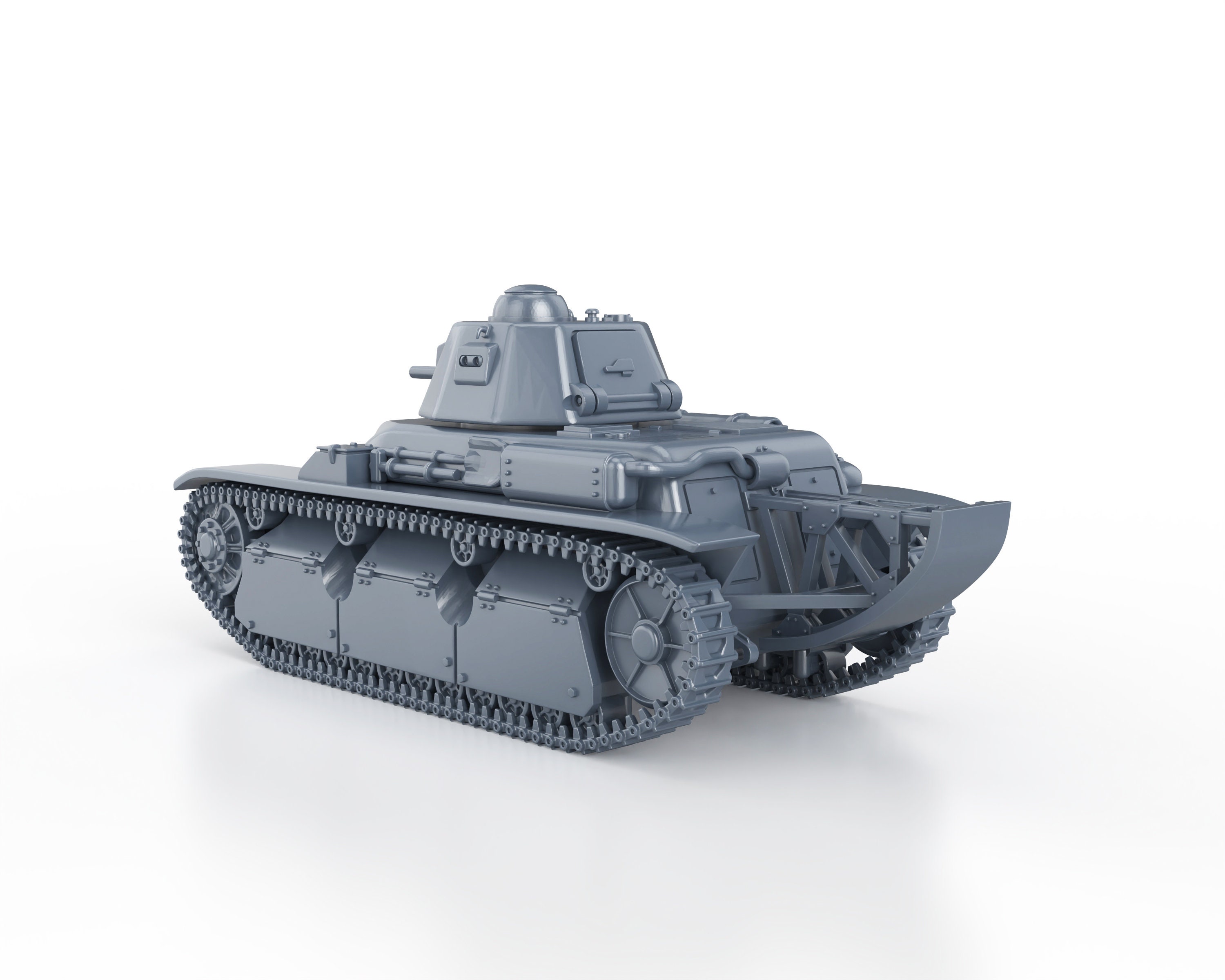 WWII French Char Renault R40 1/100 15mm 1/87 Ho 1/72 20mm 1/56 28mm ...