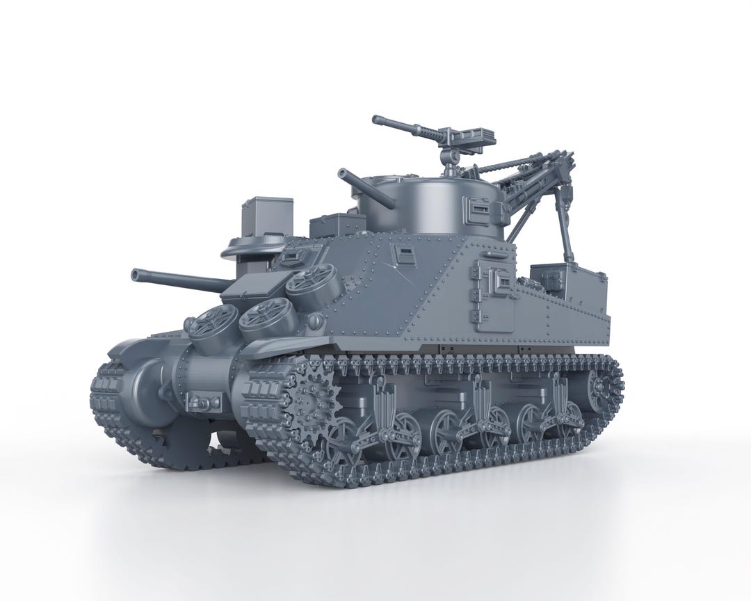 WWII US M31 ARV - 1/100 15mm 1/87 Ho 1/72 20mm 1/56 28mm 1/48 1/35 ...
