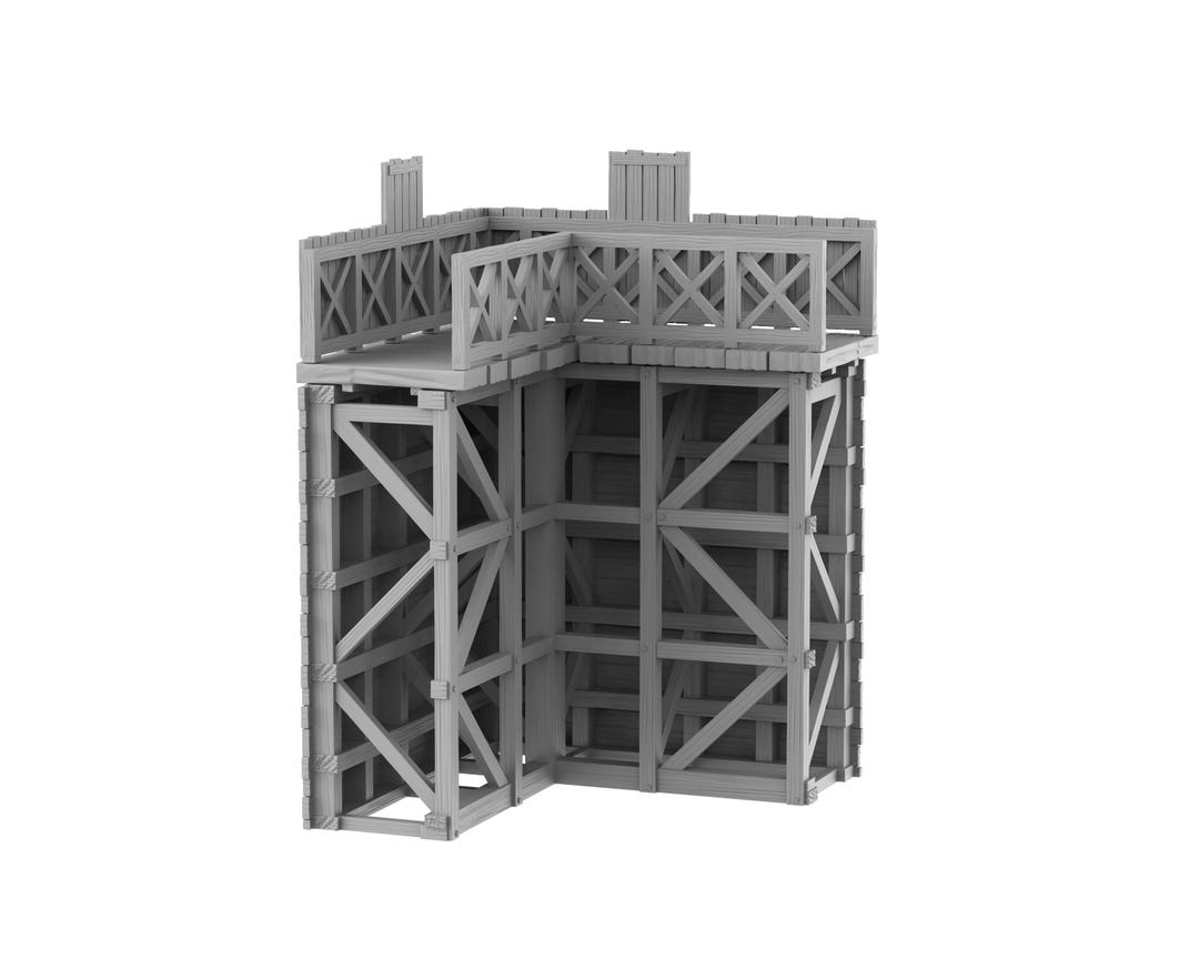 Corner Wall (wood) - Roman Fortified Marching Camp - Wargame SPQR Hail ...