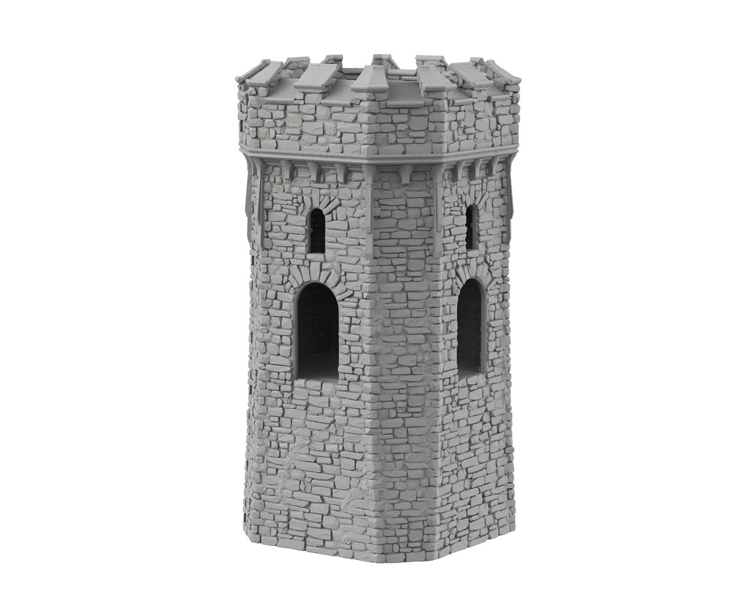 CORNER TOWER Dnd Saga Sda Lotr Mesbg Warhammer Age of Sigmar the Old ...
