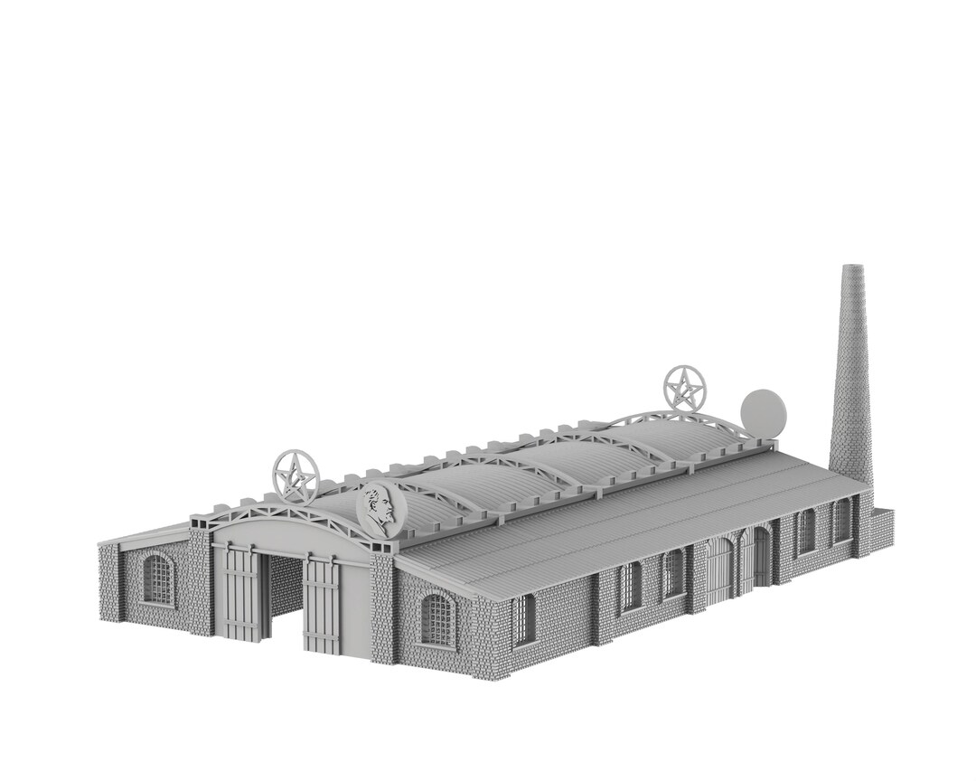 Stalingrad Krasny Oktyabr Red October Factory - Wwiied02 - 28mm 1/72 ...