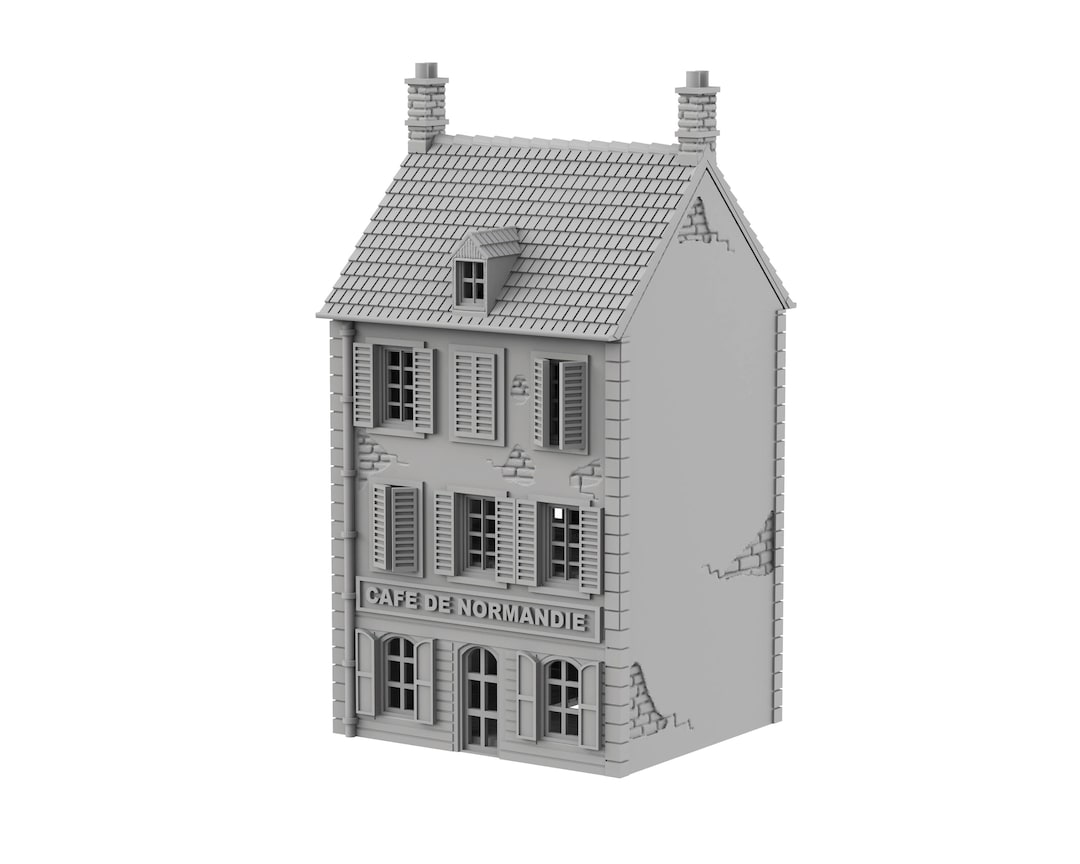 CAFE DE NORMANDIE - Norv1 - Wargame Wargaming Bolt Action Chain of ...