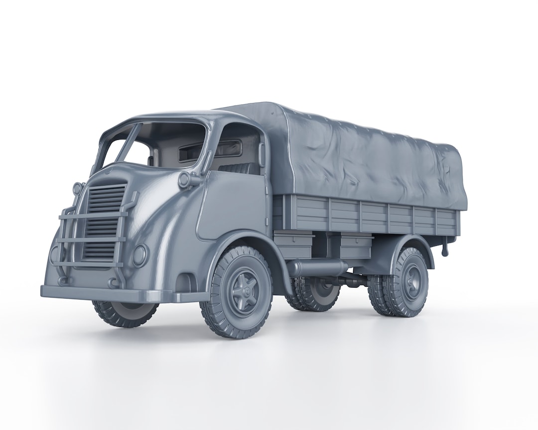 WWII ITALIAN - Heavy Truck Alfa Romeo 800 (canopy) - 1/100 15mm 1/87 Ho ...