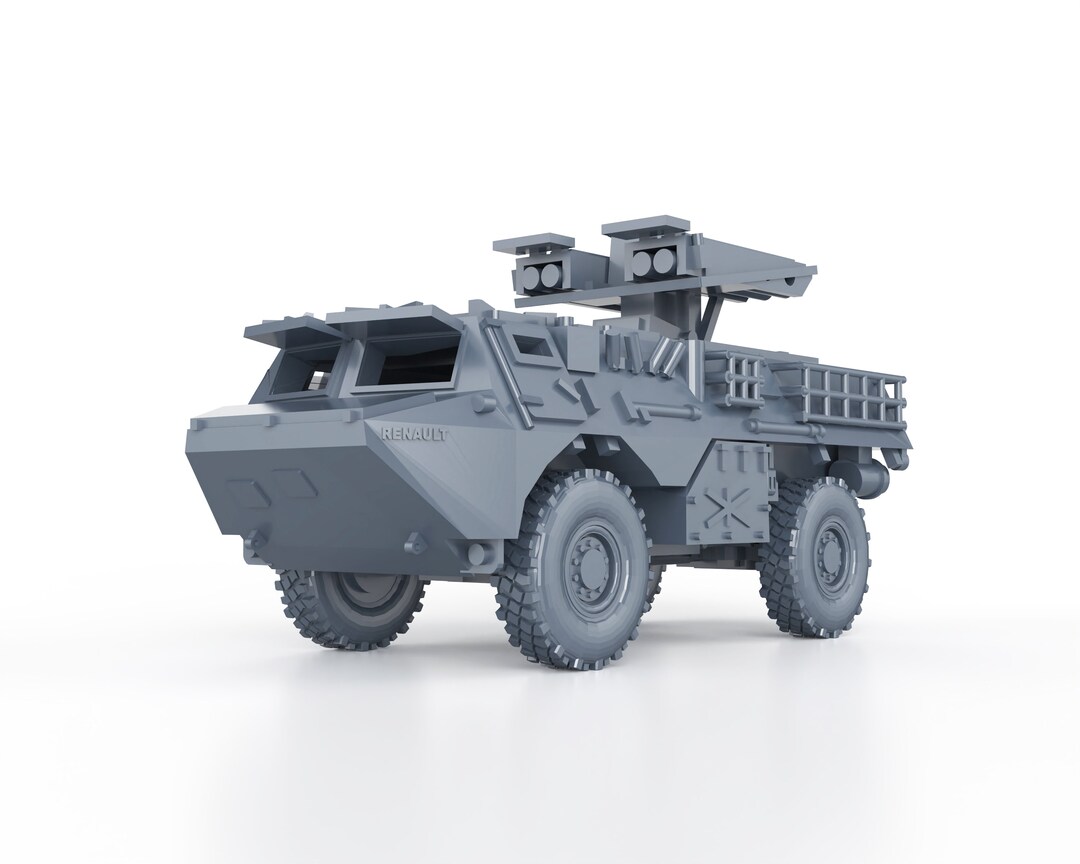 MODERN French - Vab Mephisto Firing 4x4 - 1/100 15mm 1/87 Ho 1/72 20mm ...