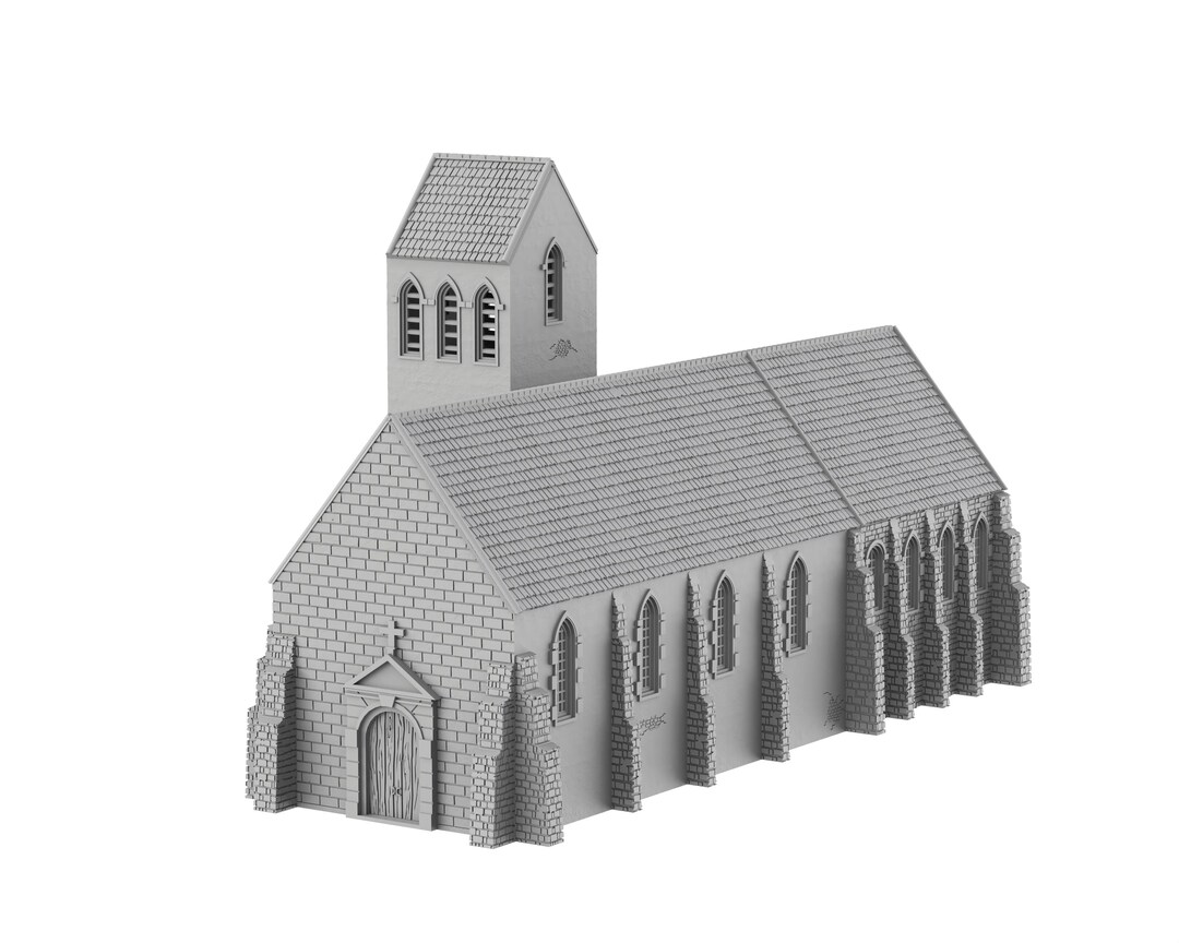 BENOUVILLE CHURCH Wargame Wargaming Bolt Action Chain of Command ...