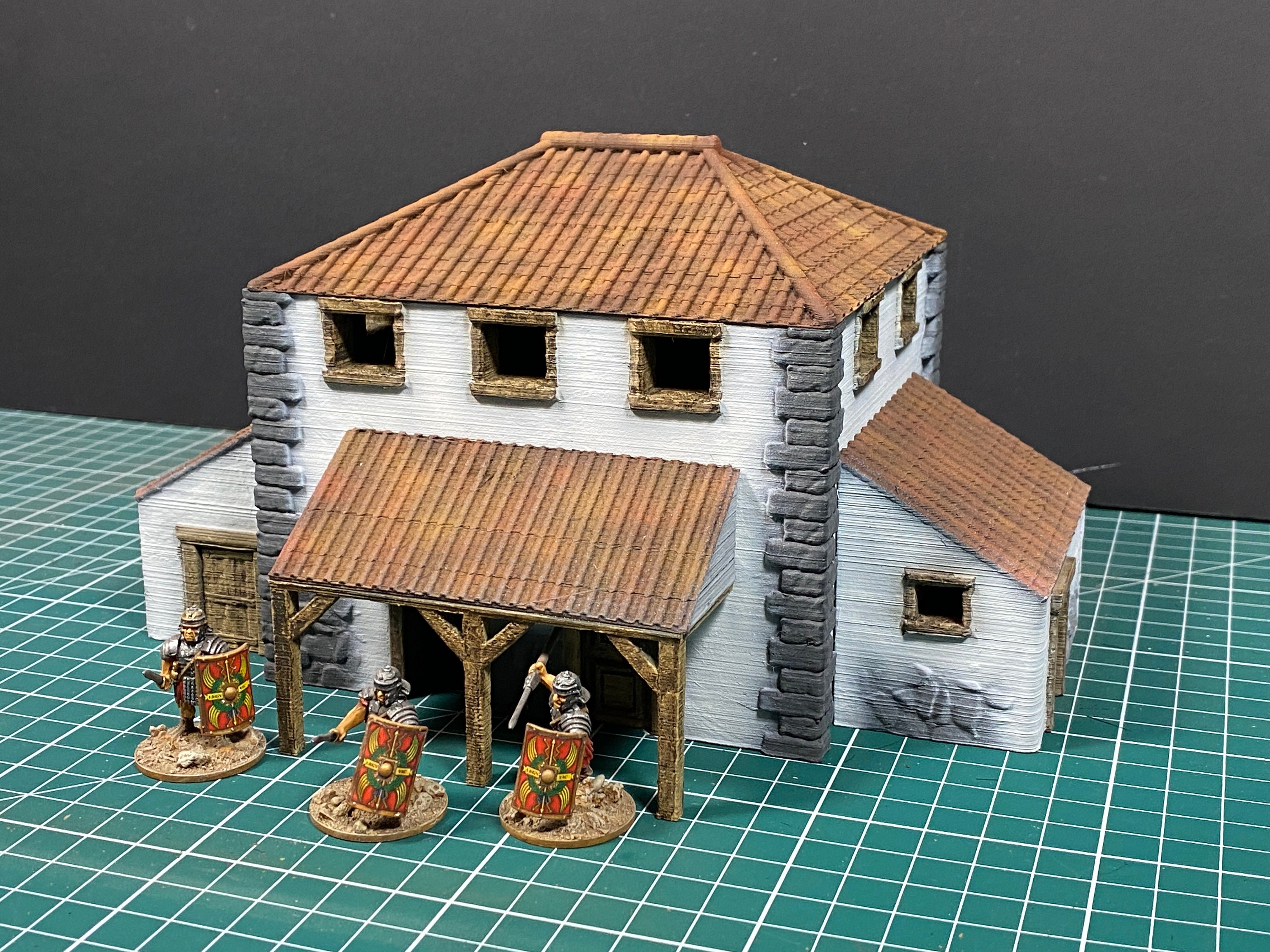 Roman Shop House Wargame Terrain Decor SPQR Hail Caesar Gangs or Rome 1 ...
