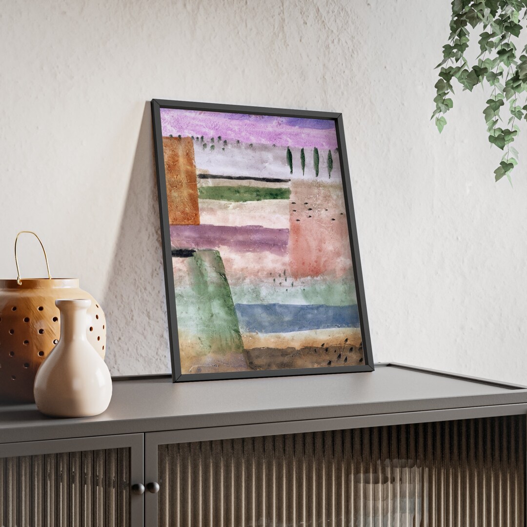 Poster With Wooden Frame, Vintage Poster - Etsy