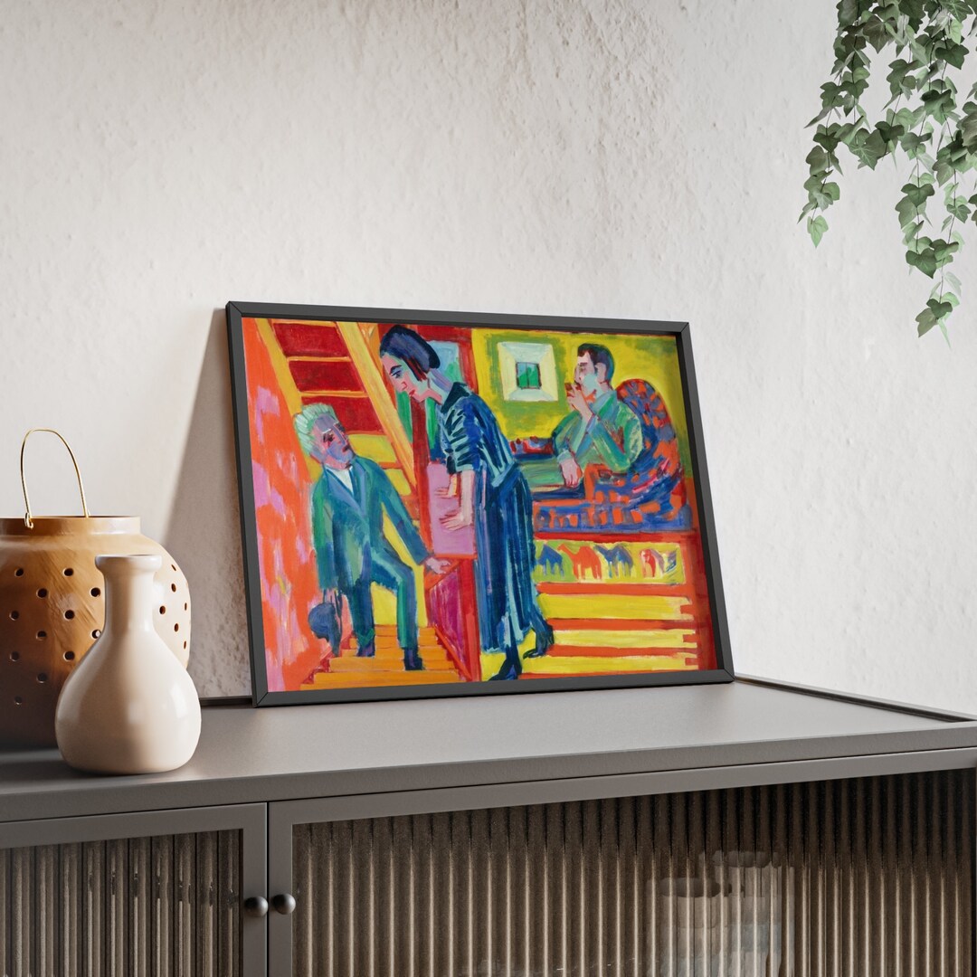 Poster With Wooden Frame, Vintage Poster - Etsy