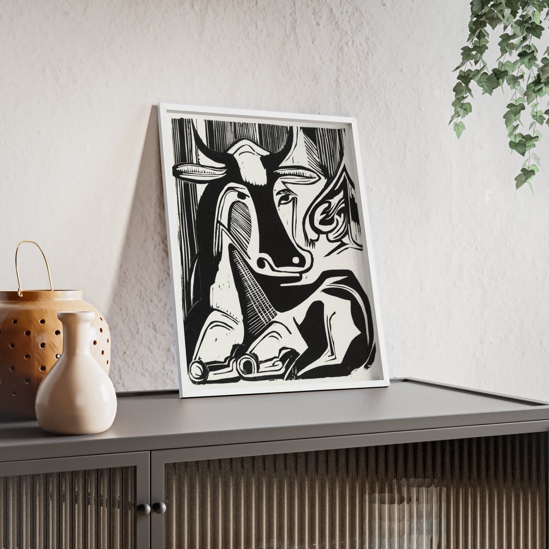 Poster With Wooden Frame, Vintage Poster - Etsy