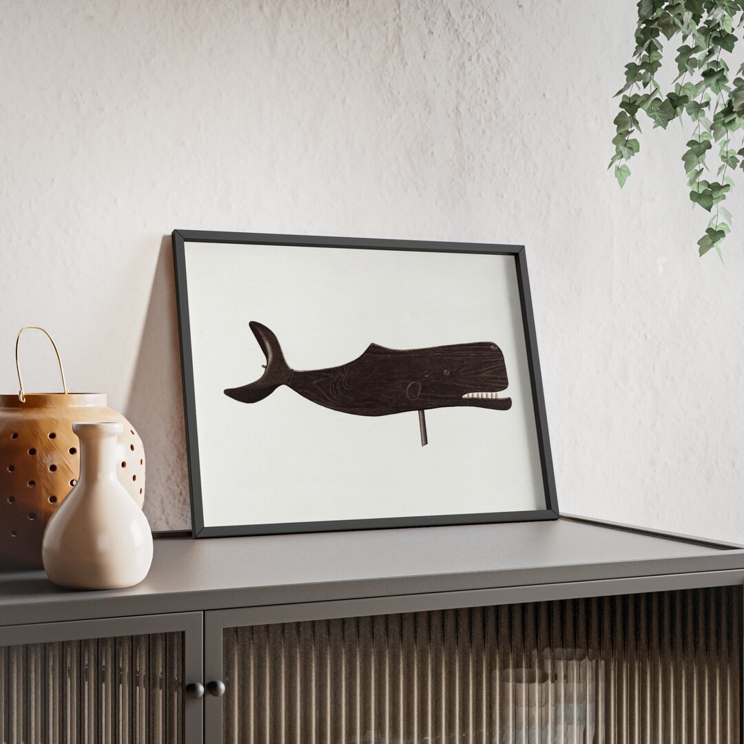 Poster With Wooden Frame, Vintage Poster - Etsy