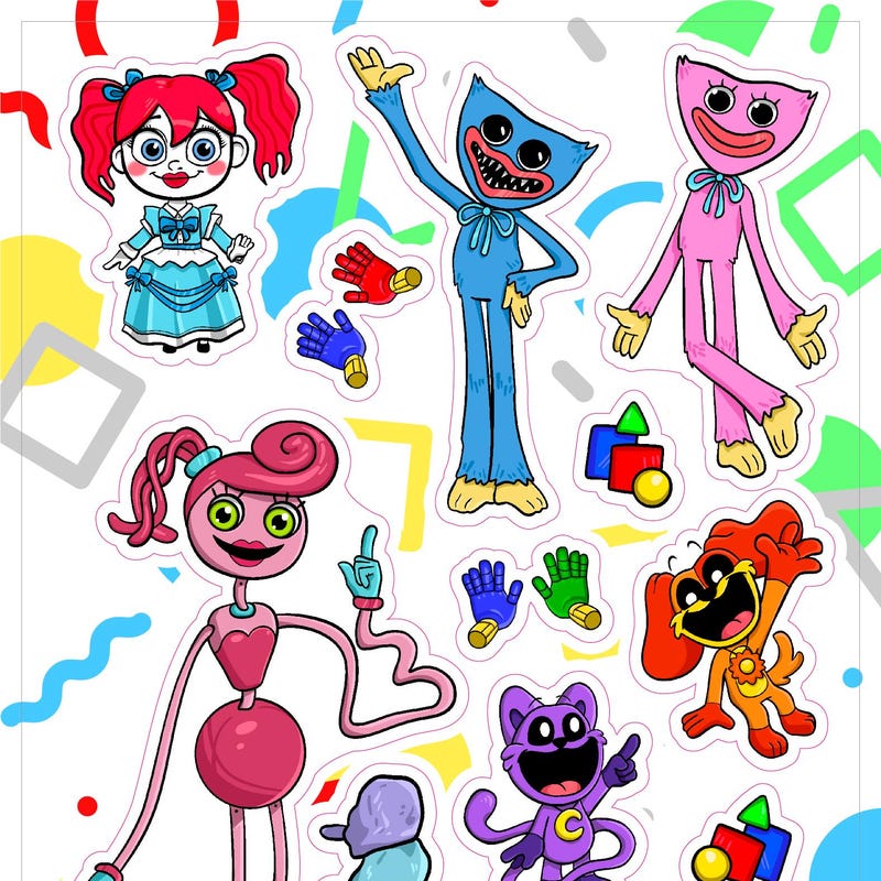 Poppy Playtime Sticker - Etsy