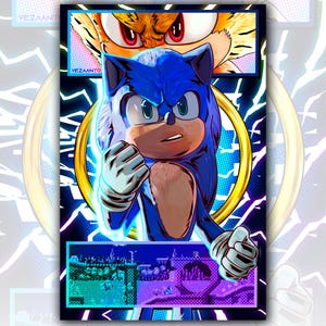 Sonic the Hedgehog | Print - Etsy