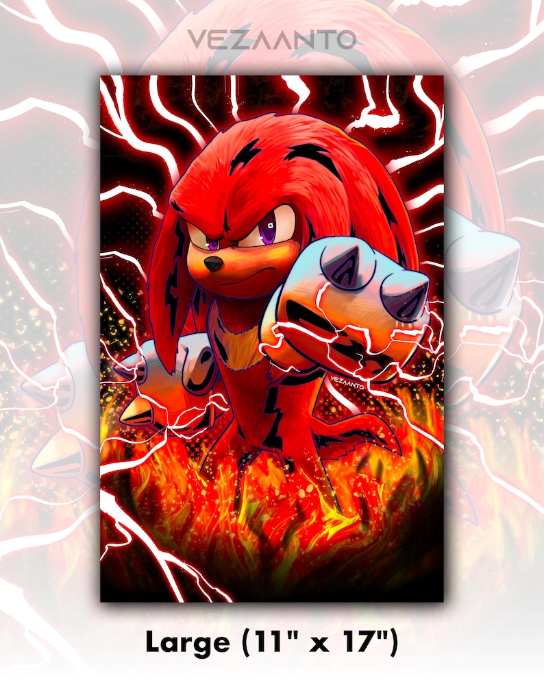 Knuckles | Art Print - Etsy