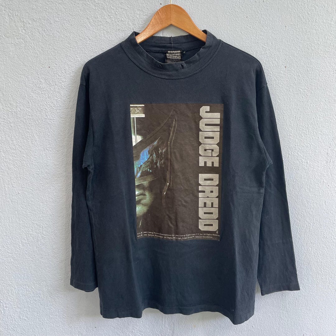 Vintage 1995 Judge Dredd Longsleeve Shirt - Etsy
