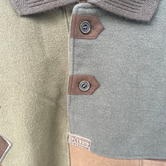 vintage bruno de angelis milano collar sweatshirt siz… - Gem