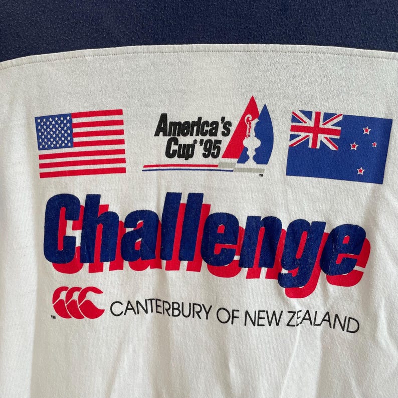 Vintage 1995 Canterburry Americas Cup San Diego Polo Rugby Short Sleeve ...