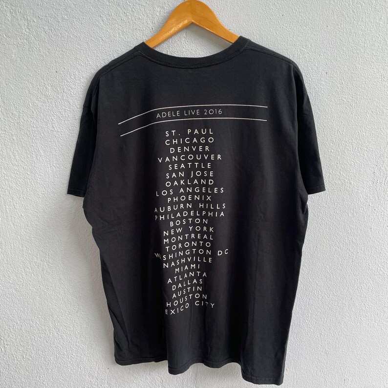 Adele Tour Merchandise Tshirt - Etsy
