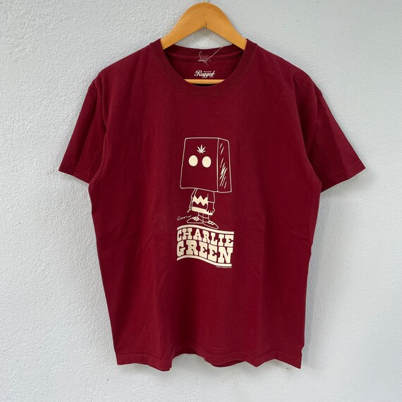 Charlie brown parody charlie green weed tshirt - Gem