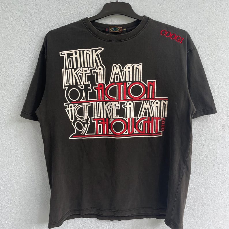 Vintage Coogi Tshirt Big Print Big Size - Etsy