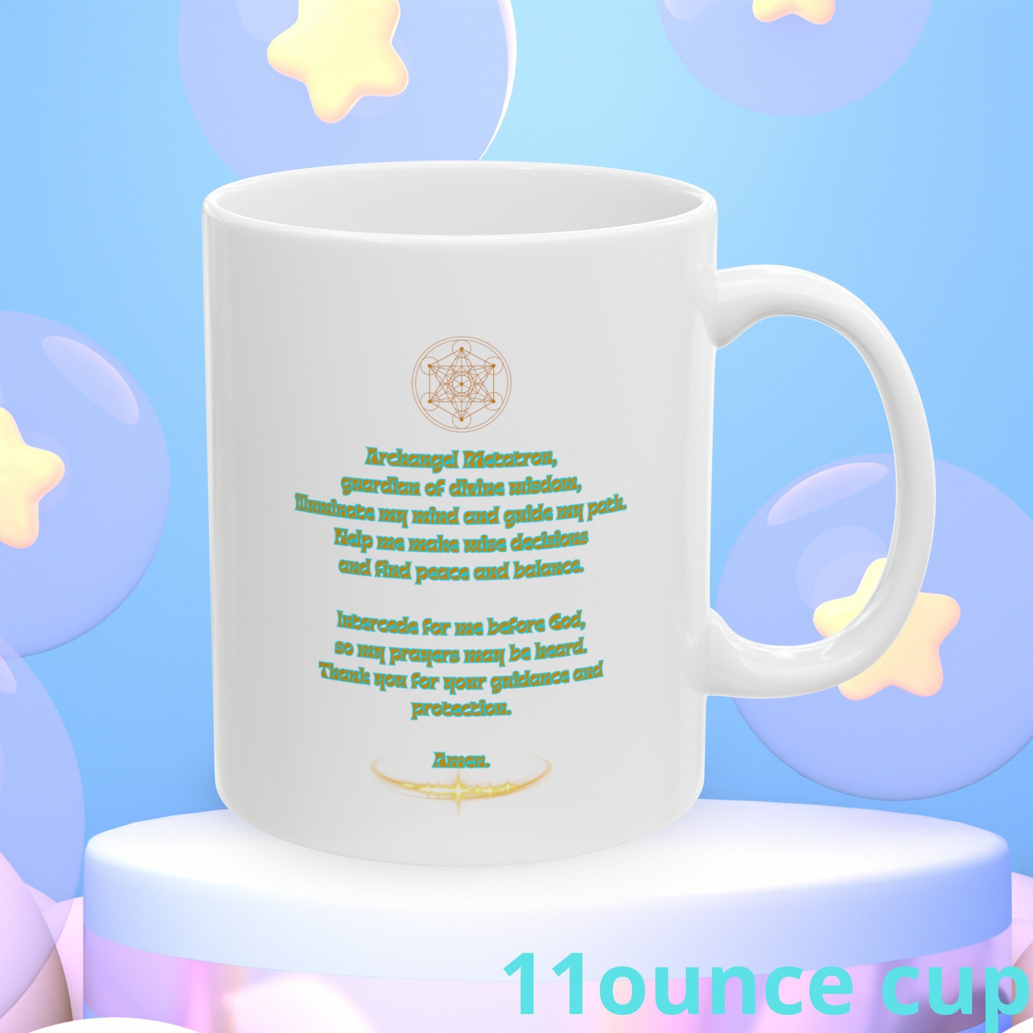 Archangel Metatron Prayer Mug, Daily Inspiration, Your Daily Spirit ...