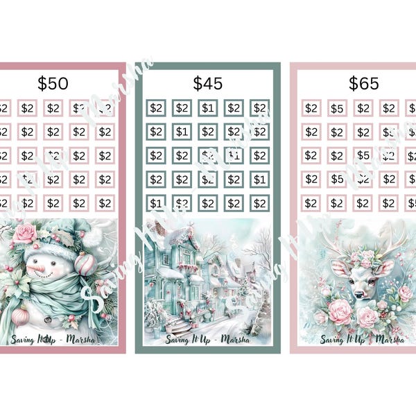 Winter Wonderland Savings Challenge, Low Income Savings Challenge, Mini ...