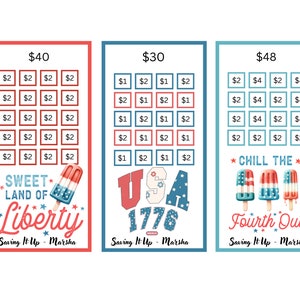 Sweet Liberty Savings Challenge, 4th of July Savings Challenge, 6 ...